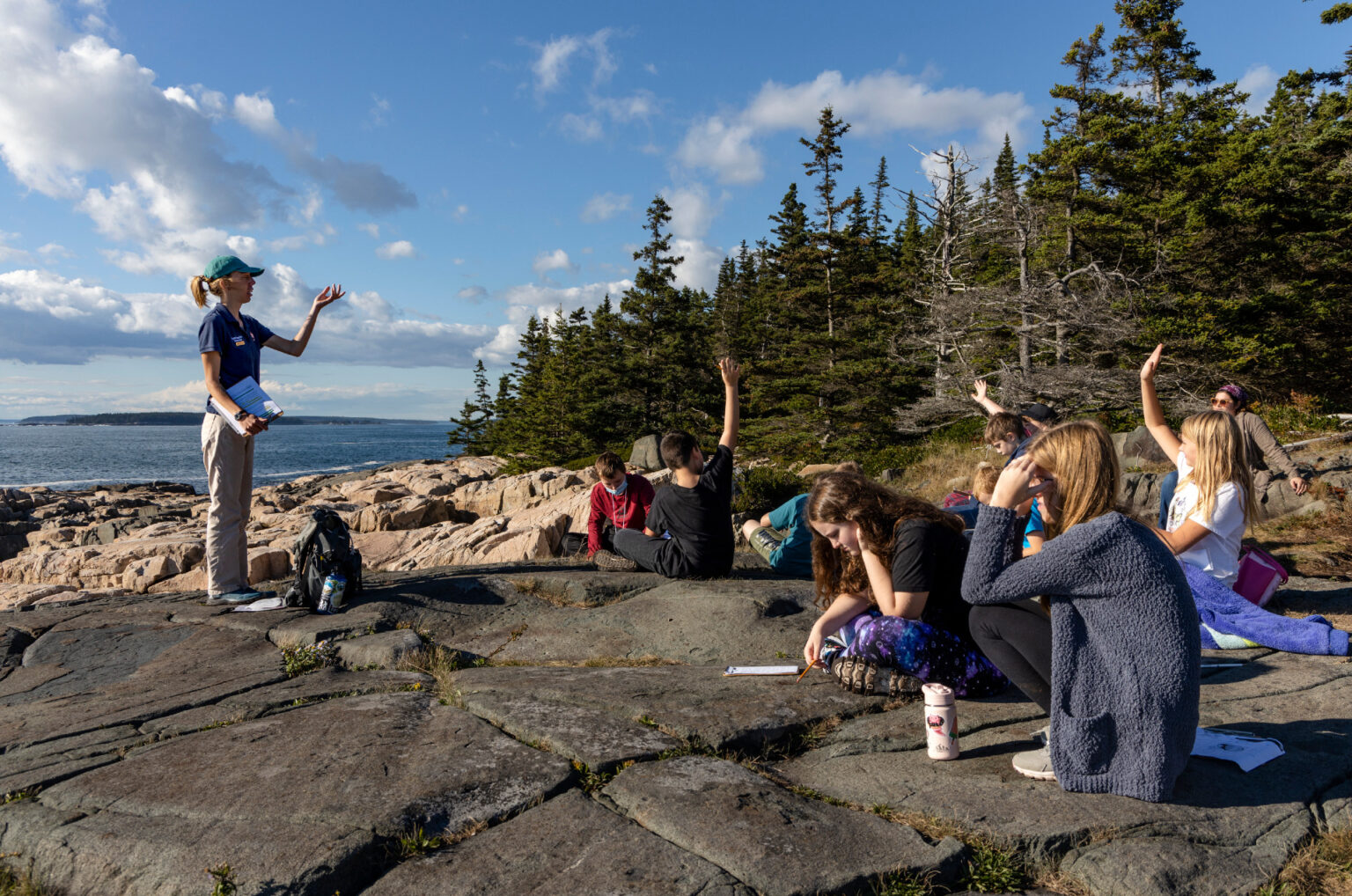 State education commissioner visits SEA program - Friends of Acadia