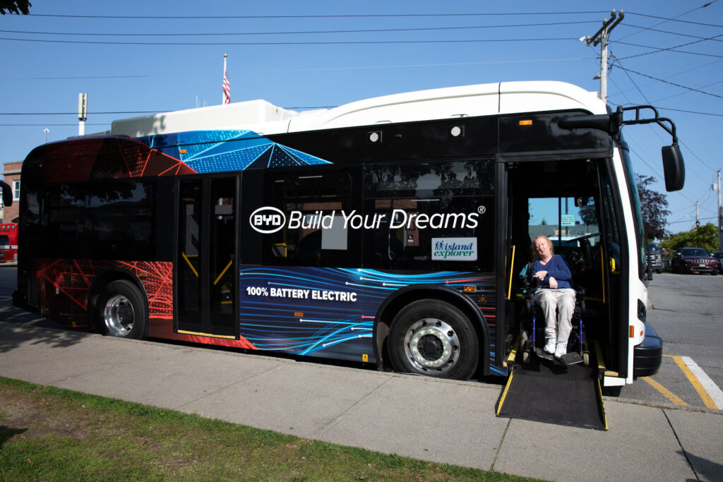 Island Explorer tests electric buses in Acadia National Park - Friends ...