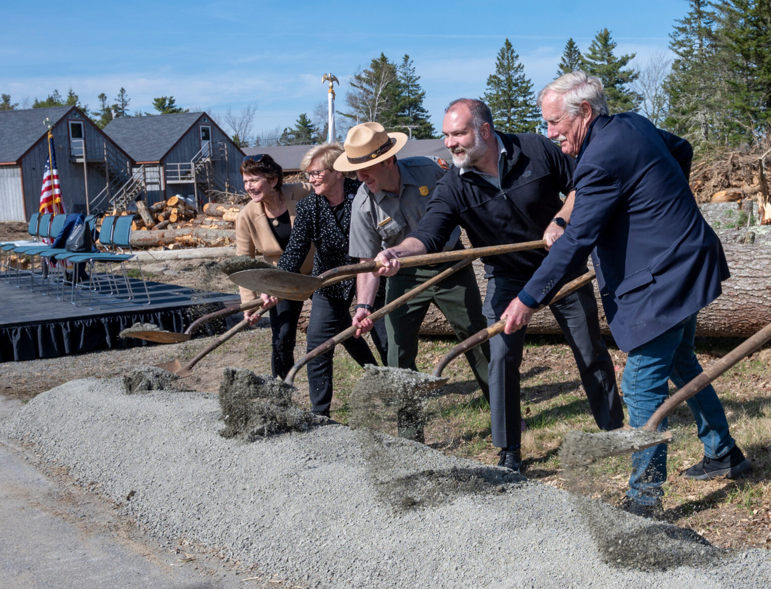Acadia Breaks Ground on Maintenance Facility - Friends of Acadia